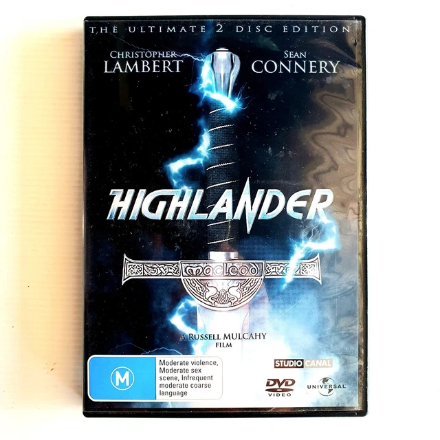 HIGHLANDER 1 + 2 | The Quickening DVD 1986 Action, Christopher Lambert ...