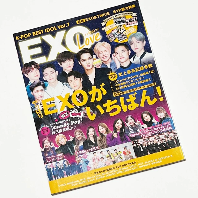 MAGAZINE K-POP BEST IDOL Vol.7/EXO Love 2018/3/ £26.30 - PicClick UK