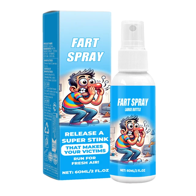 60ML WET FART Spray Stink Spray Liquid Fart Gag Prank Joke Spray Smelly ...