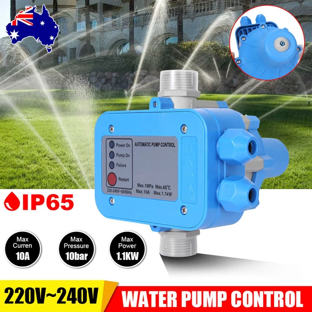 AUTOMATIC WATER PUMP Controller Pressure Switch Control Unit Garden ...