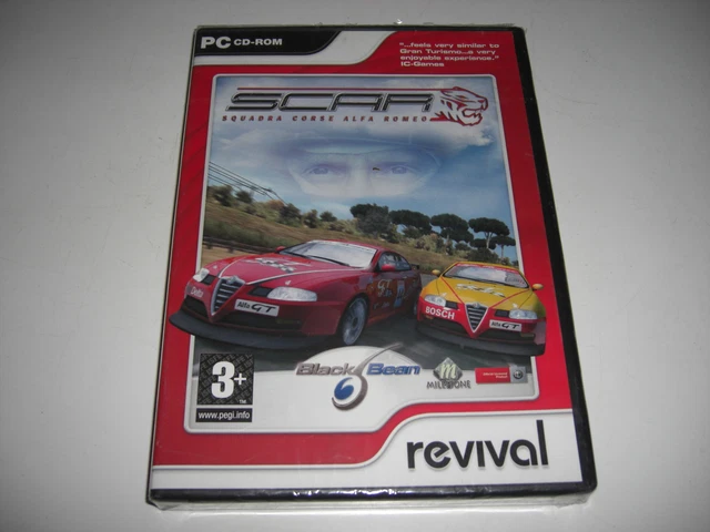 SCAR - SQUADRA Corse Alfa Romeo PC CD-ROM NEUF ET SCELLÉ - POSTE RAPIDE ...