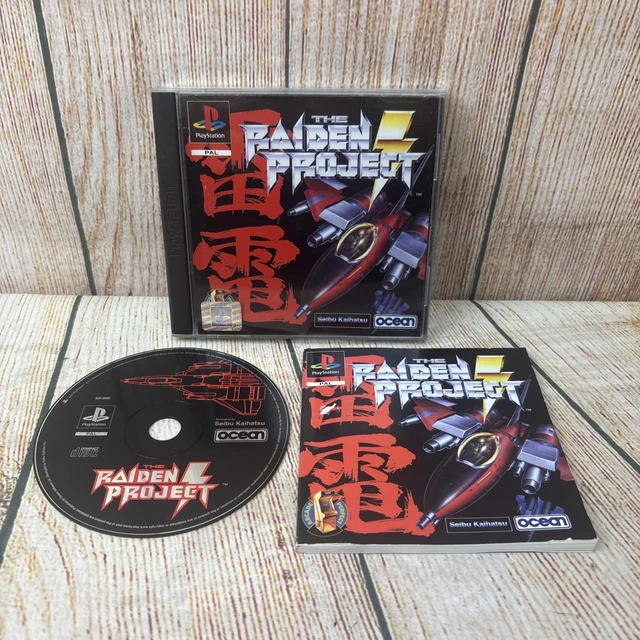 THE RAIDEN PROJECT Sony PlayStation 1 (PS1) Complete With Manual (PAL ...