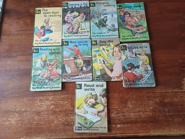LADYBIRD BOOKS KEY Words Reading Scheme x 9 £5.92 - PicClick UK