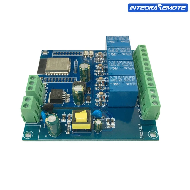 AC/DC ESP32 WIFI Bluetooth 4-way Relay Module ESP32-WROOM Development board EUR 15,78 - PicClick DE