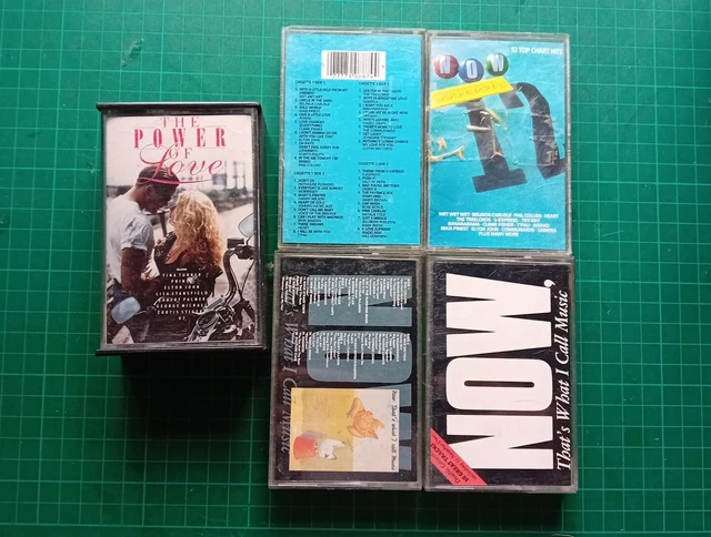 LARGE BUNDLE OF 44 Compilation Cassette Tapes Now Thats What I Call ...