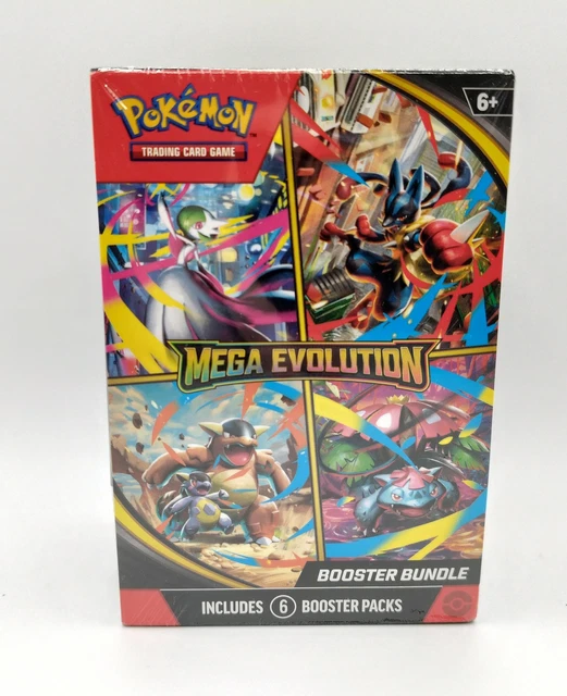 POKEMON TCG: MEGA Evolution Booster Bundle 6 Booster Pack - Sealed ...
