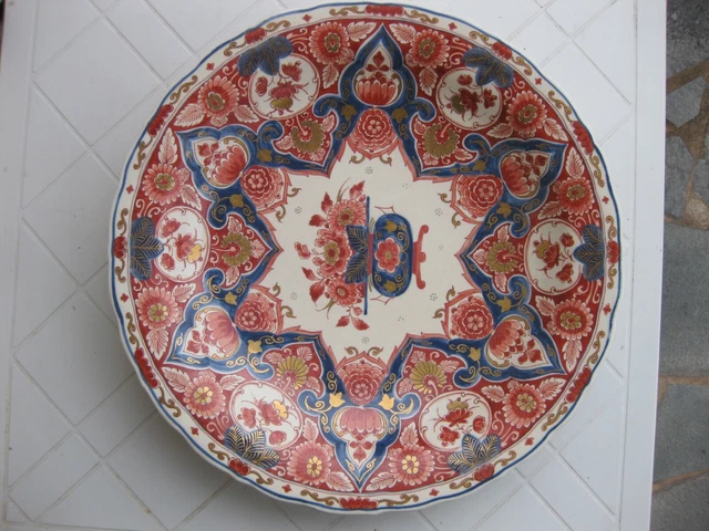 GRAND PLAT EN faience de Delf décor Asie ou Orient EUR 90,00 - PicClick FR
