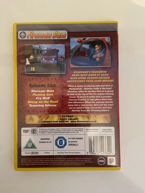 FIREMAN SAM - Towering Inferno (DVD, 2009) £3.20 - PicClick UK