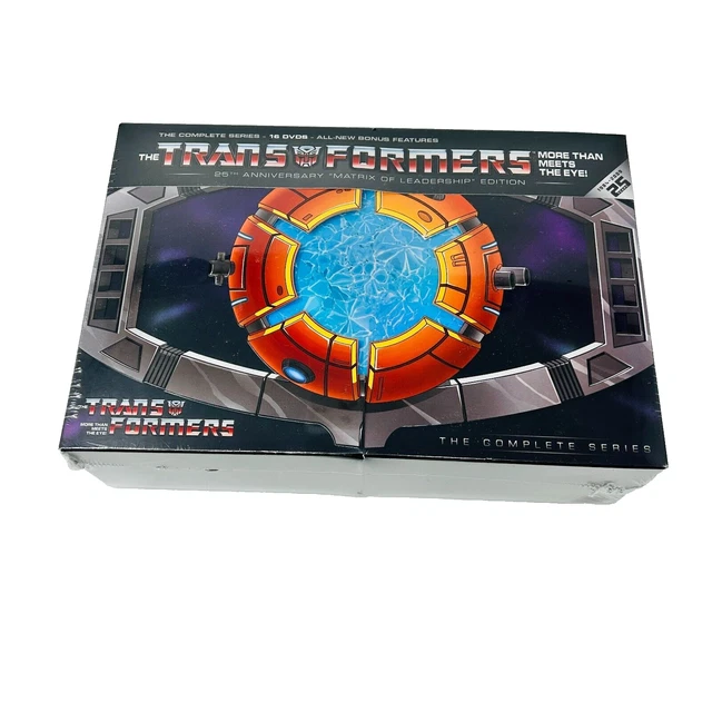 TRANSFORMERS: THE COMPLETE Series (DVD, 16-Disc 25th Ann Matrix Of ...