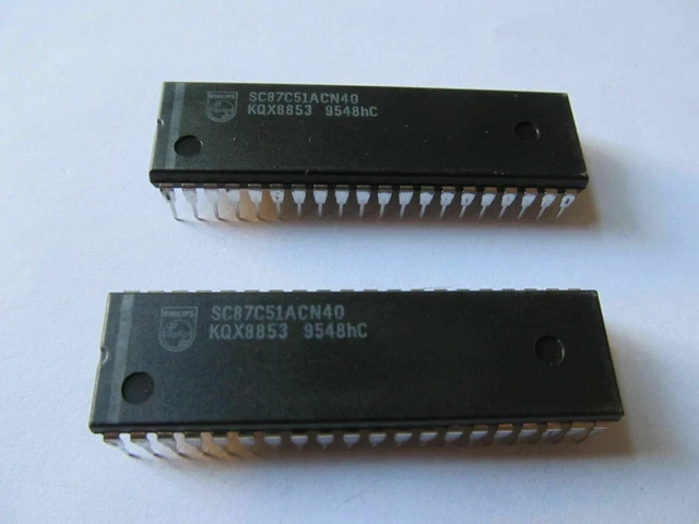 PHILIPS SC87C51ACN40 CMOS Microcontroller Single-chip 8-bit OTPROM ...