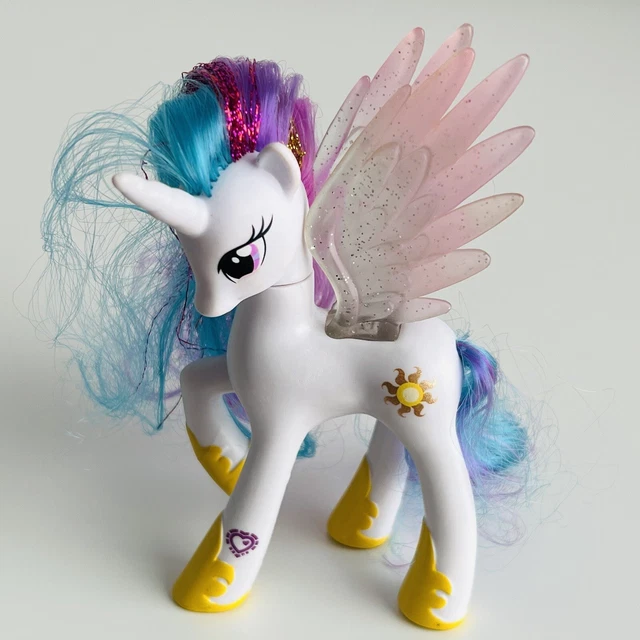 MY LITTLE PONY Princess Celestia 5” Brushable Figure Toy Genuine Hasbro ...