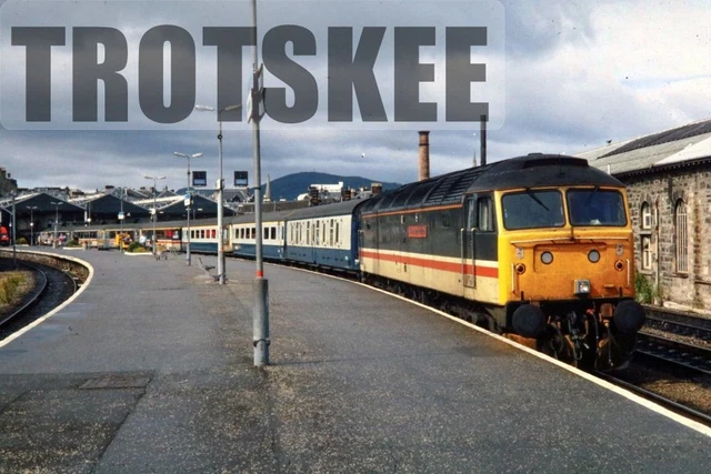 35MM SLIDE BR British Railways Diesel Loco Class 47 47470 Inverness ...