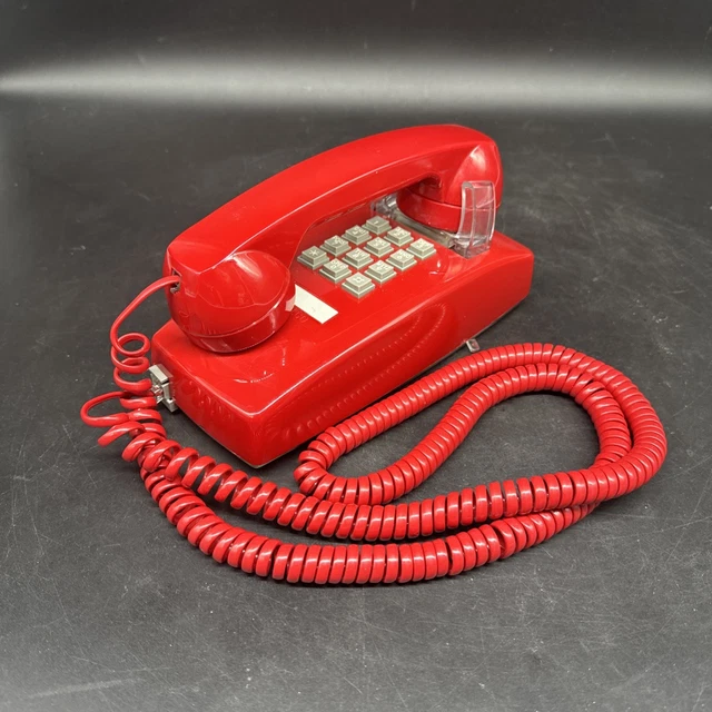 RETRO WALL MOUNT Phone Cortelco with Loud Mechanical Ringer Vintage ...