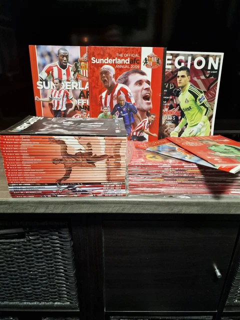 SUNDERLAND AFC BUNDLE of Programmes 2011/12/13 All Listed Some Still In Wrappers £21.48 ...