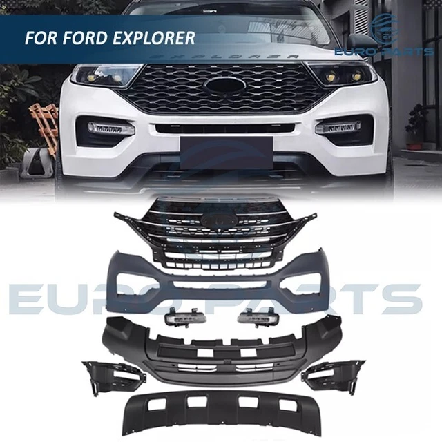FOR 2020 2021 2022 Ford Explorer Front Bumper Kit w/ Fog Lights Black ...