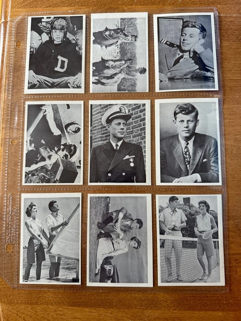 JOHN F. KENNEDY 64 card set. Rosan Printing Corp, 1963 edition $60.00 ...