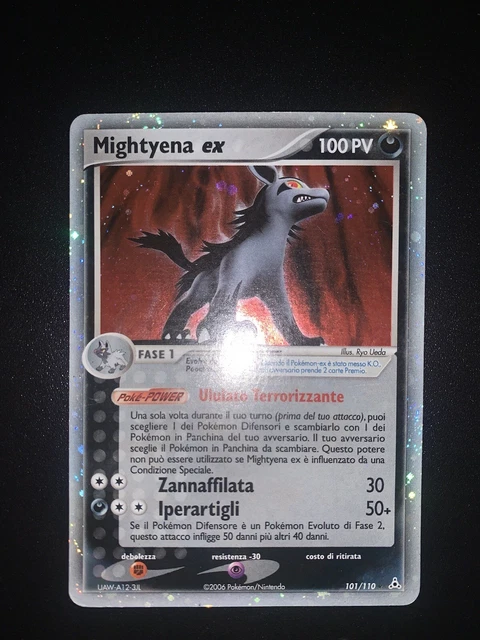 POKEMON CARTA MIGHTYENA Ex Fantasmi Di Holon 101/110 Ita Italiana Ultra ...