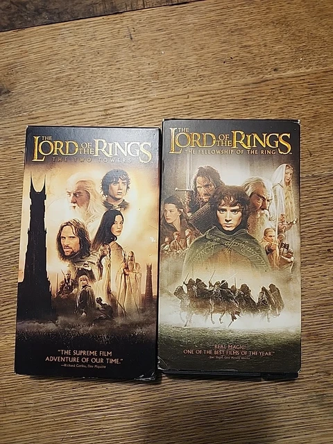 LORD OF THE Rings Vhs The Two Towers And Fellowship Of The Ring £6.21 ...