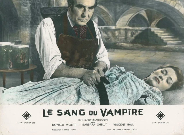 DONALD WOLFIT BARBARA Burke Blood Of The Vampire 1958 Photo Original ...