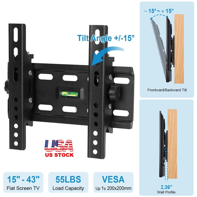 FIXED/TILT TV WALL Mount Bracket For 13" 23 37 32 40 42 43 46 50 55 60 ...