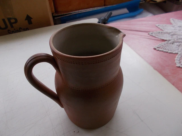 POTERIE - CRUCHE, broc, pichet en grès , hauteur 20 cm EUR 7,00 - PicClick FR