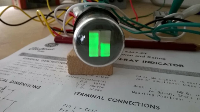 MAGISCHES AUGE MAGIC eye 6AL7GT NOS ähnl. EMM801 EM83 EM34 EM35 EUR 19 ...