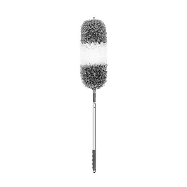 EXTENDABLE FEATHER DUSTER Long Duster Magic Cobweb Duster Brush - Grey ...
