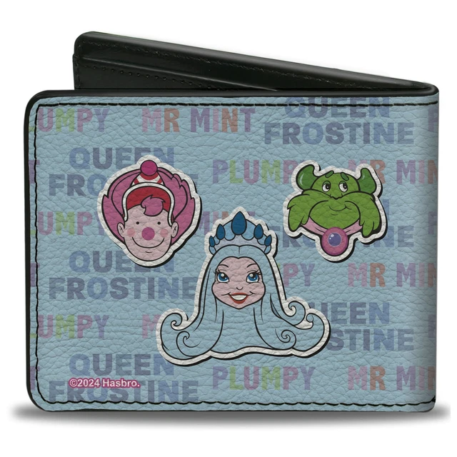 BI-FOLD WALLET CANDY LAND Character Trio and Text Blue/Multi Color EUR ...