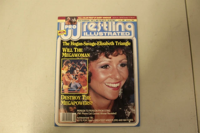 VINTAGE PRO WRESTLING Illustrated Magazine 1989 Hogan Savage Elizabeth ...