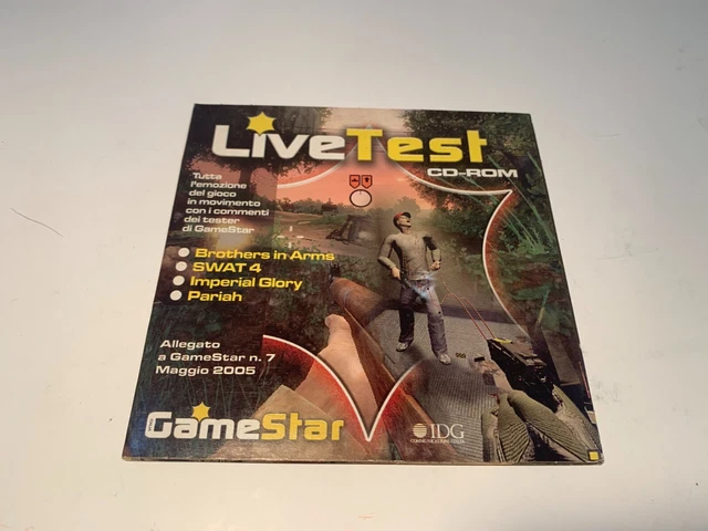 LIVE TEST CD-ROM - Swat 4/ Pariah Etc. - Allegato Gamestar N.7 Maggio ...