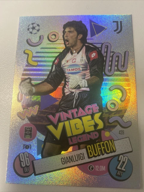 TOPPS MATCH ATTAX 2024/25 - Vintage Vibes Legend Gianluigi Buffon #429 EUR 2,37 - PicClick IT