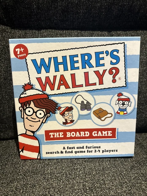 WHERE'S WALLY THE Board Game Age 7+ Family Board Game complete vgc £10. ...