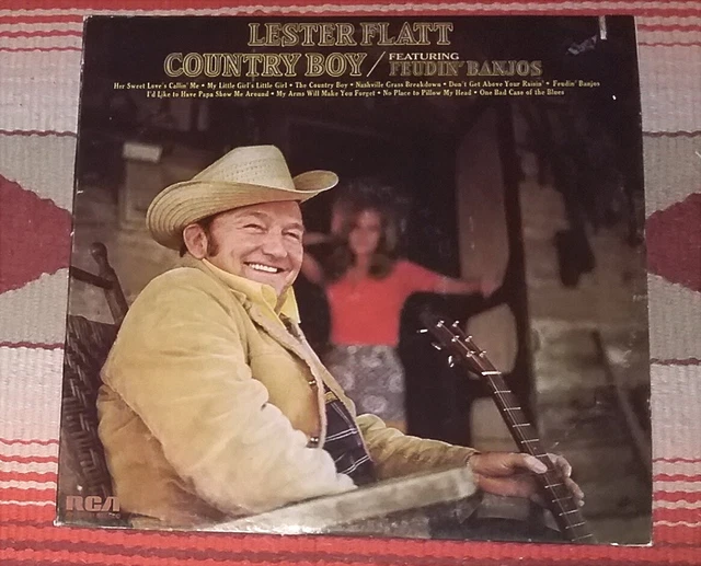 LESTER FLATT - Country Boy - Vintage RCA Vinyl LP - Nashville Grass ...