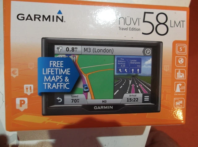 GARMIN NUVI 58LMT (D), World Lifetime Maps & DAB Traffic, Ready to use ...