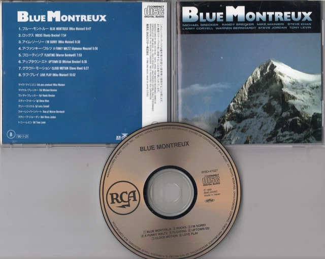 BLUE MONTREUX CD s/t BLUE MONTREUX © 1990 Japan RCA # B19D-47027 Jazz ...