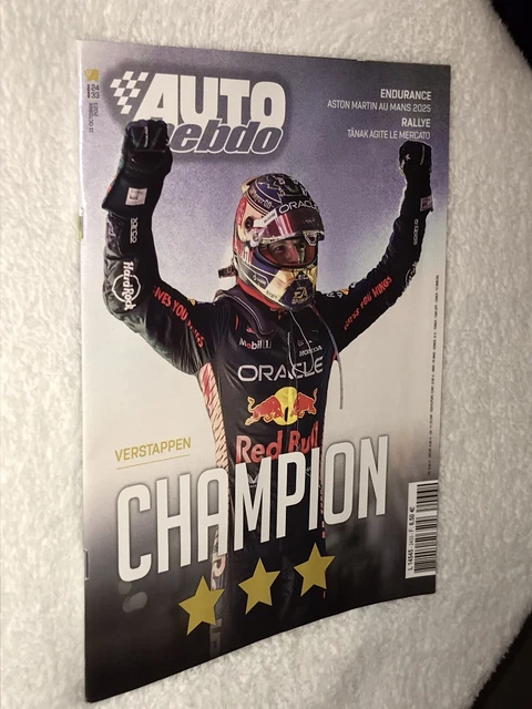 MAGAZINE « AUTOHEBDO » RARE Numéro 2433 Max Verstappen - 2023 EUR 10,00 ...