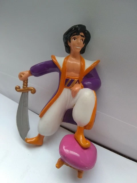 VINTAGE DISNEY ALADDIN 1993 Figure Sword Prince Ali Rare Purple Foot ...