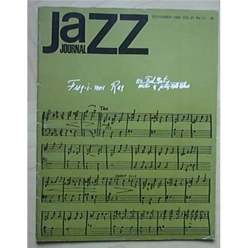 JAZZ JOURNAL NOV-68 MAGAZINE THIS ISSUE HAS A CUTTING IN THE LP REVIEW ...