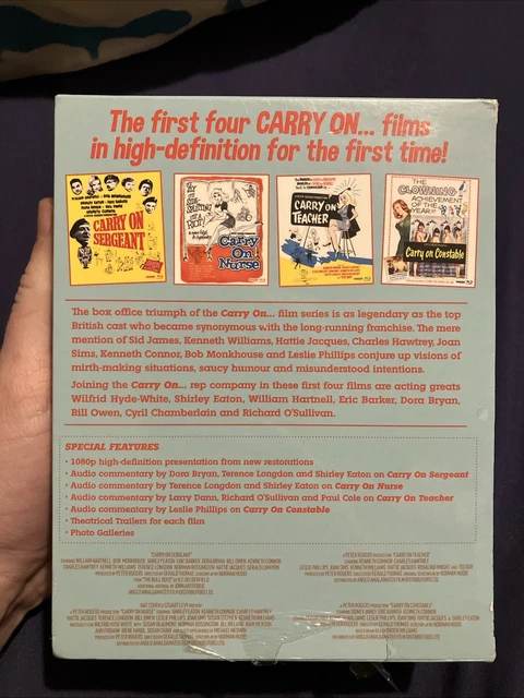 CARRY ON FILM Collection 1 Volume One New Blu-Ray Imprint Region Free ...
