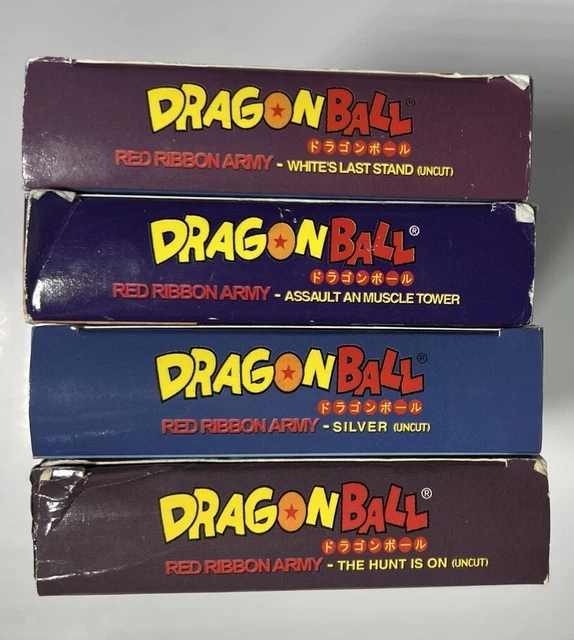DRAGON BALL RED Ribbon Army Uncut VHS - 4/5 Tapes With One Edited £71. ...