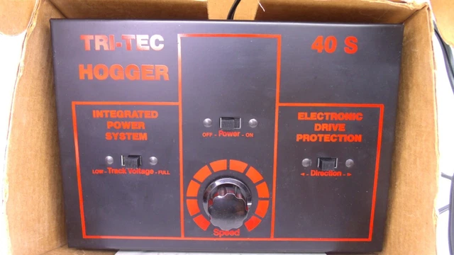 TRI-TEC HOGGER DC Transformer Electric Toy Train Control Unit Layout 40 ...