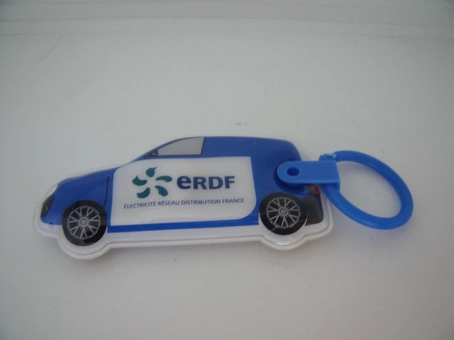 KEYCHAIN / KEY Ring EDF ERDF car torch lamp ELECTRICITE NETWORK DE ...
