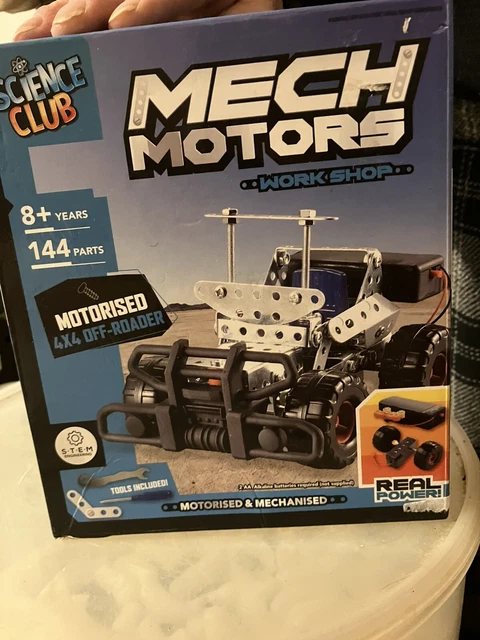 SCIENCE CLUB MECH Motors Workshop Motorised & Mechanised 4x4 Off-Roader ...