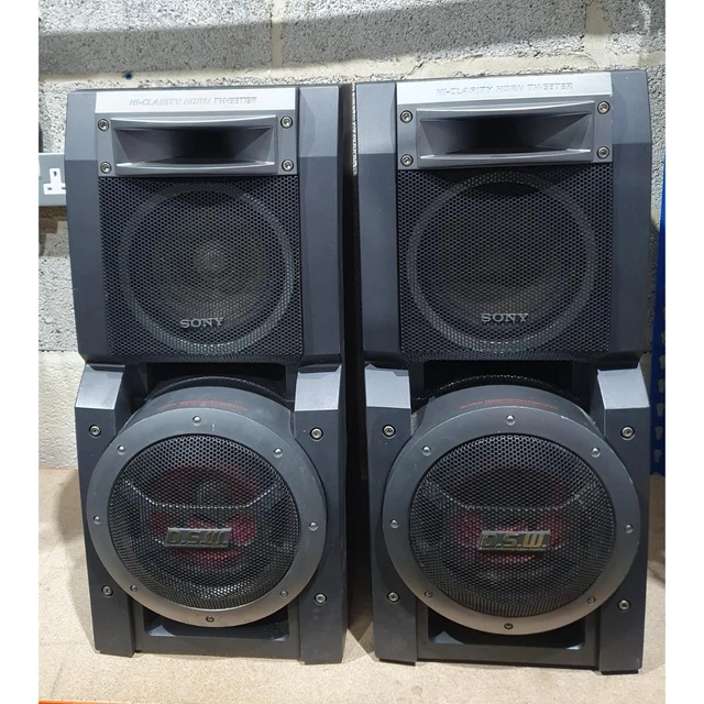 SONY SS-LX9AVG FLOOR Standing Speakers DSW Superbass High-Clarity Horn ...