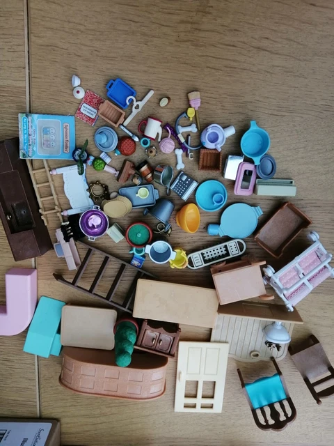 SYLVANIAN FAMILIES JOB lot furniture and house items good used ...