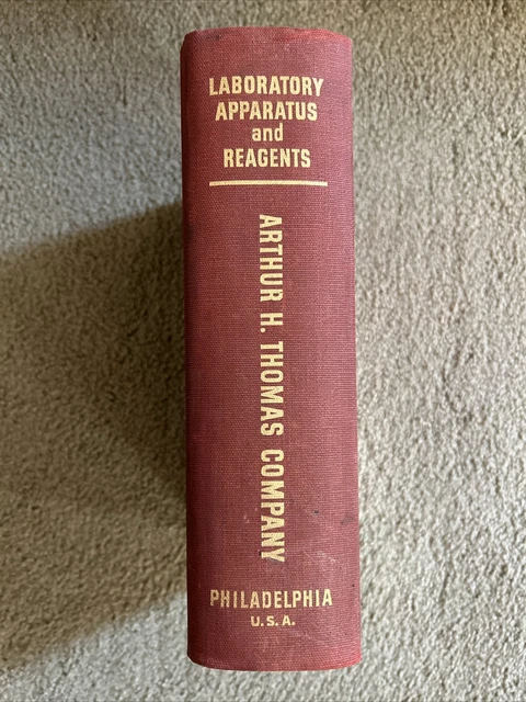 1950 ARTHUR H Thomas Company Laboratory Apparatus And Reagents Catalog ...