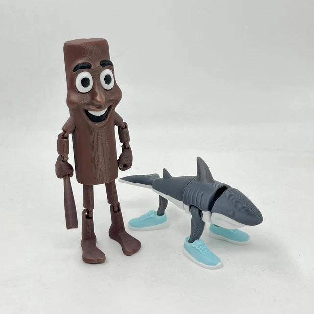 TRALALERO TRALALA ACTION Figure Italian Brainrot Shark Meme Action ...
