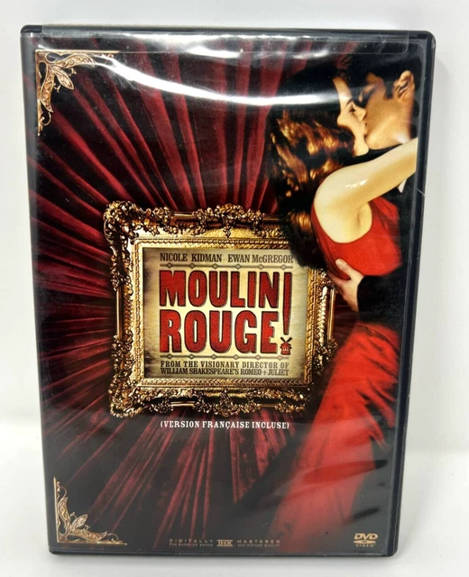 MOULIN ROUGE (DVD, 2002) WIDESCREEN Nicole Kidman & Ewan McGregor - New ...