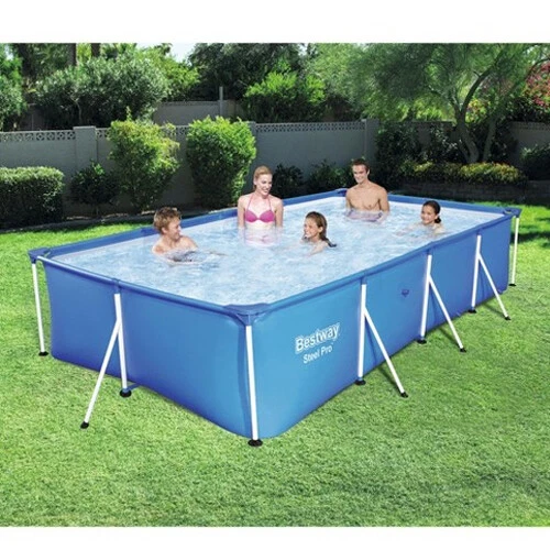 BESTWAY STEEL FRAME Swimming Pool Garden Family Outdoor Paddling Splash ...