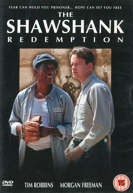THE SHAWSHANK REDEMPTION (1994) DVD, Tim Robbins, Morgan Freeman ...
